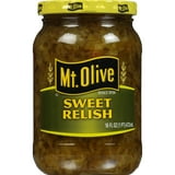 Mt Olive Sweet Relish, 16 fl oz Jar - Walmart.com