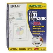 C-Line Colored Polypropylene Sheet Protector, Assorted Colors, 2", 11 x ...