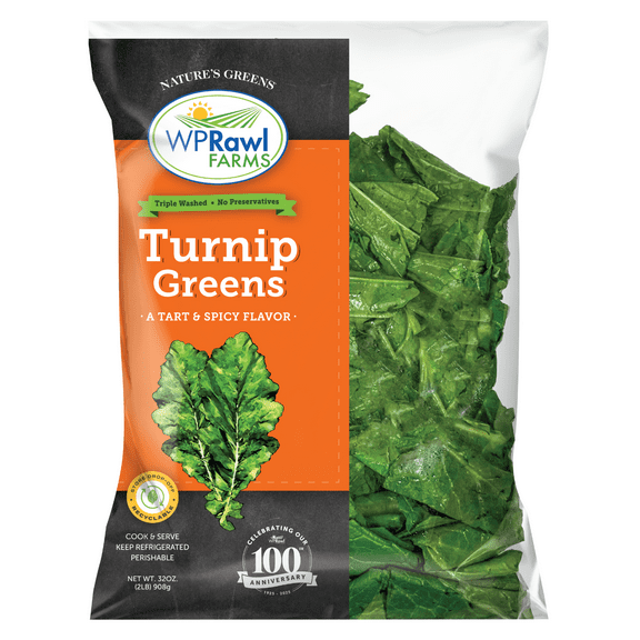 Fresh Turnip Greens Bunch, Each - Walmart.com