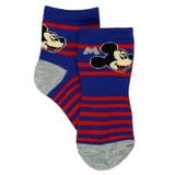 Mickey Mouse Toddler Boys 5 Pack Crew Style Socks Set MK522 - Walmart.com