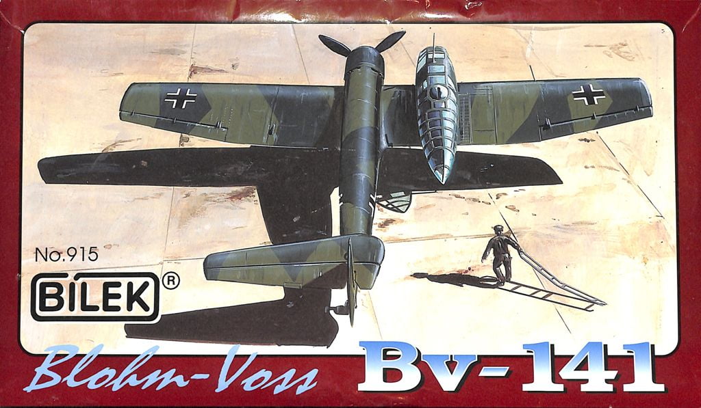 Bilek 1:72 Blohm Voss BV-141 Plastic Aircrat Model Kit #915U - Walmart.com