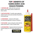 Harris Products Group Boric Acid Roach Killer Powder, Kills Roaches And ...