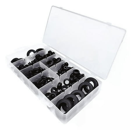 180pcs Rubber Grommet Car Fuse 8 Grommets Gasket Wire Retaining Set ...