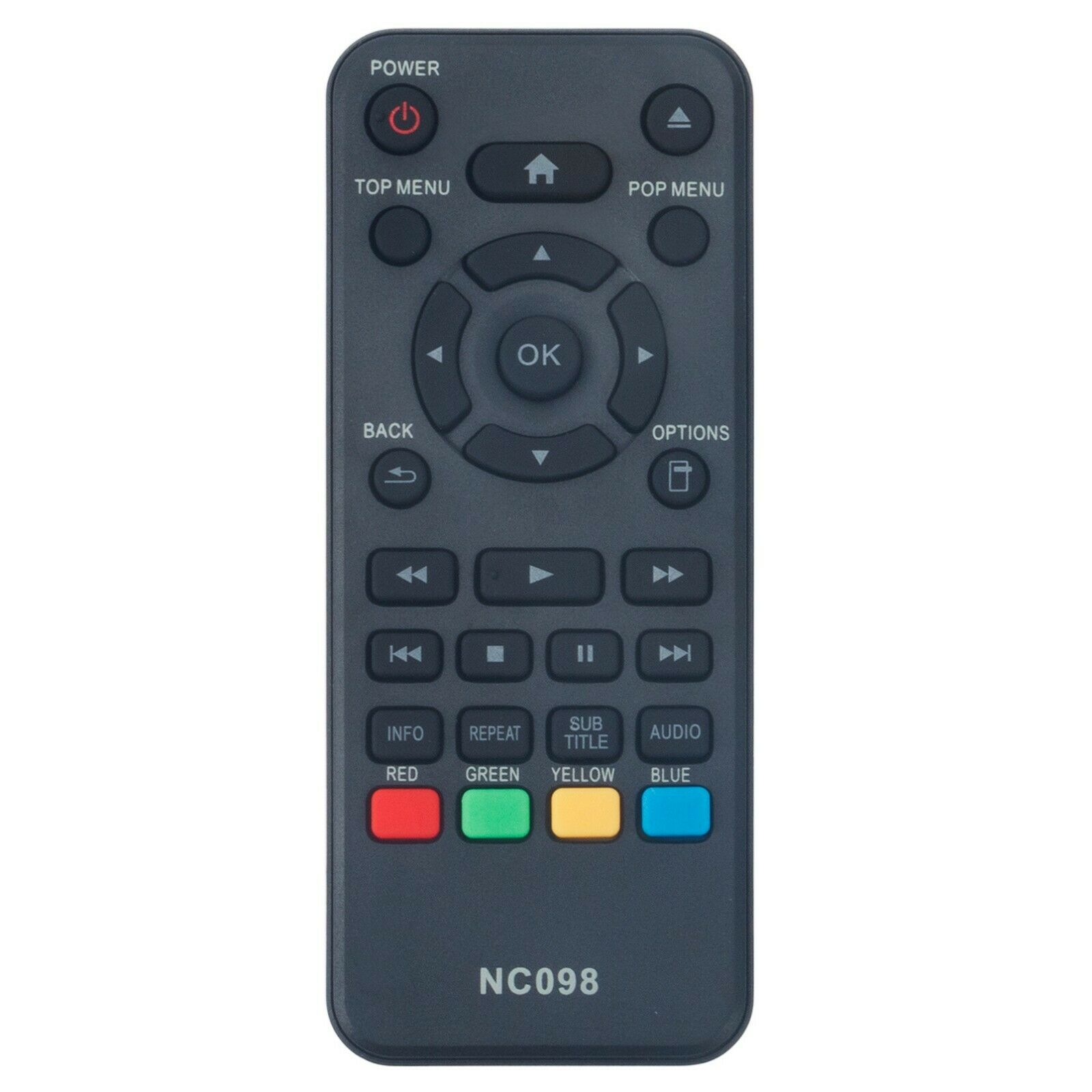 NC098UL NC098 Replace Remote Control for Philips Blu Ray Disc DVD ...