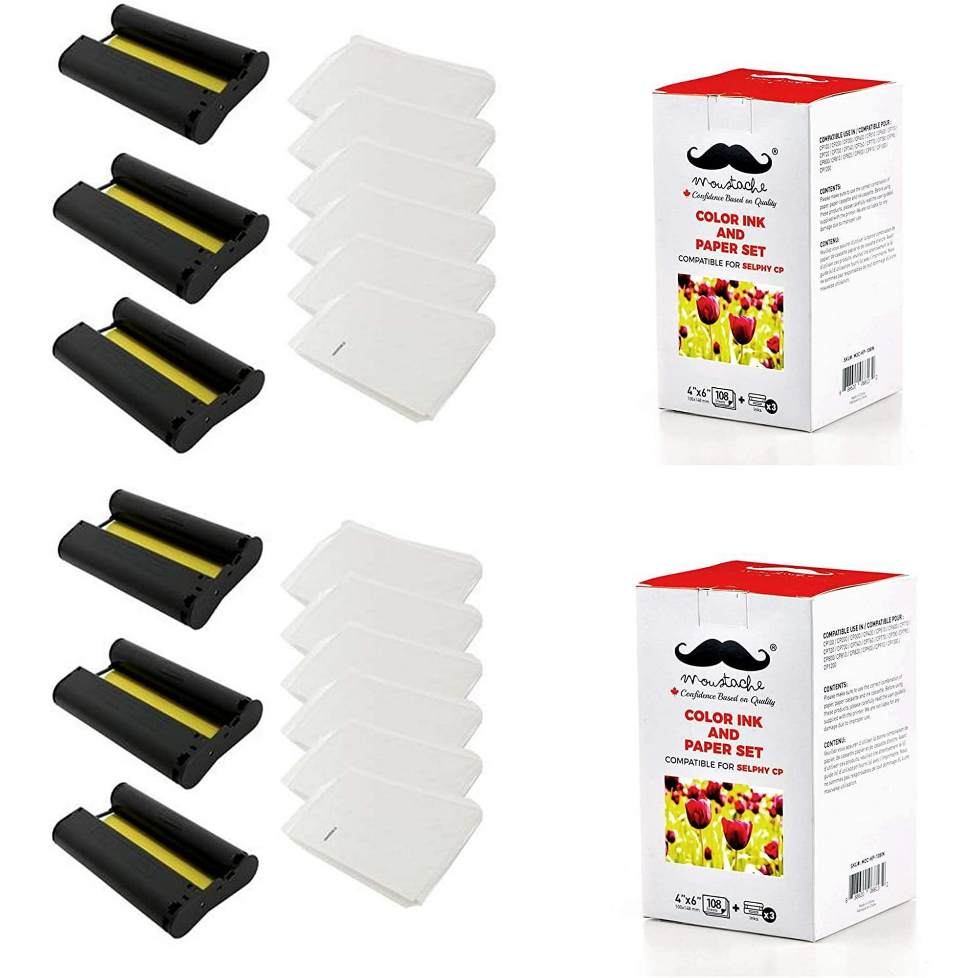 Click here for Moustache Compatible Canon Kp-108in 3115b001 Color... prices