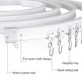Curtain Track System, 3 Meters/ 9.8 Ft Bendable Ceiling Curtain Track ...