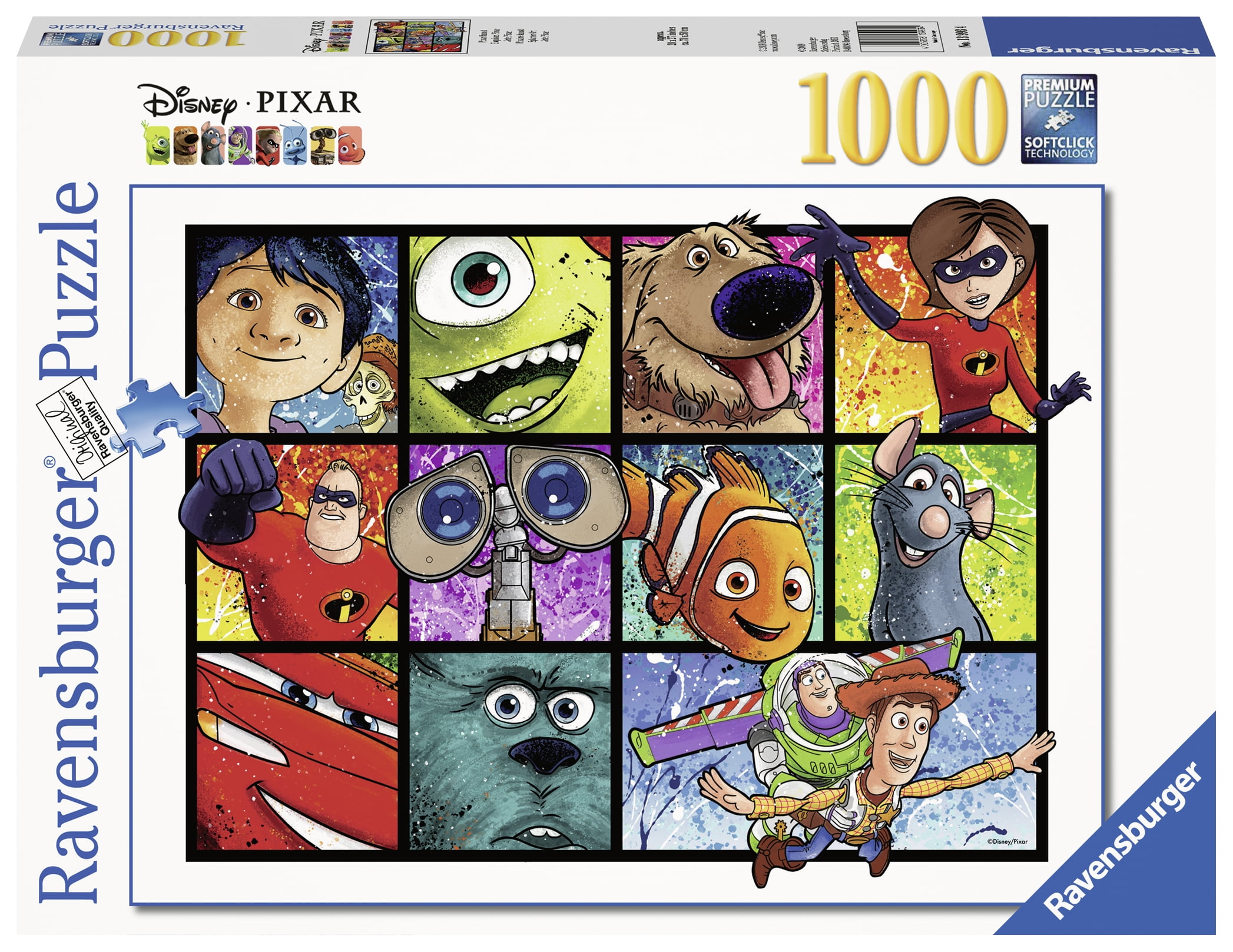 Disney Pixar Splatter Art 1000 PC Puzle (Other) - Walmart.com