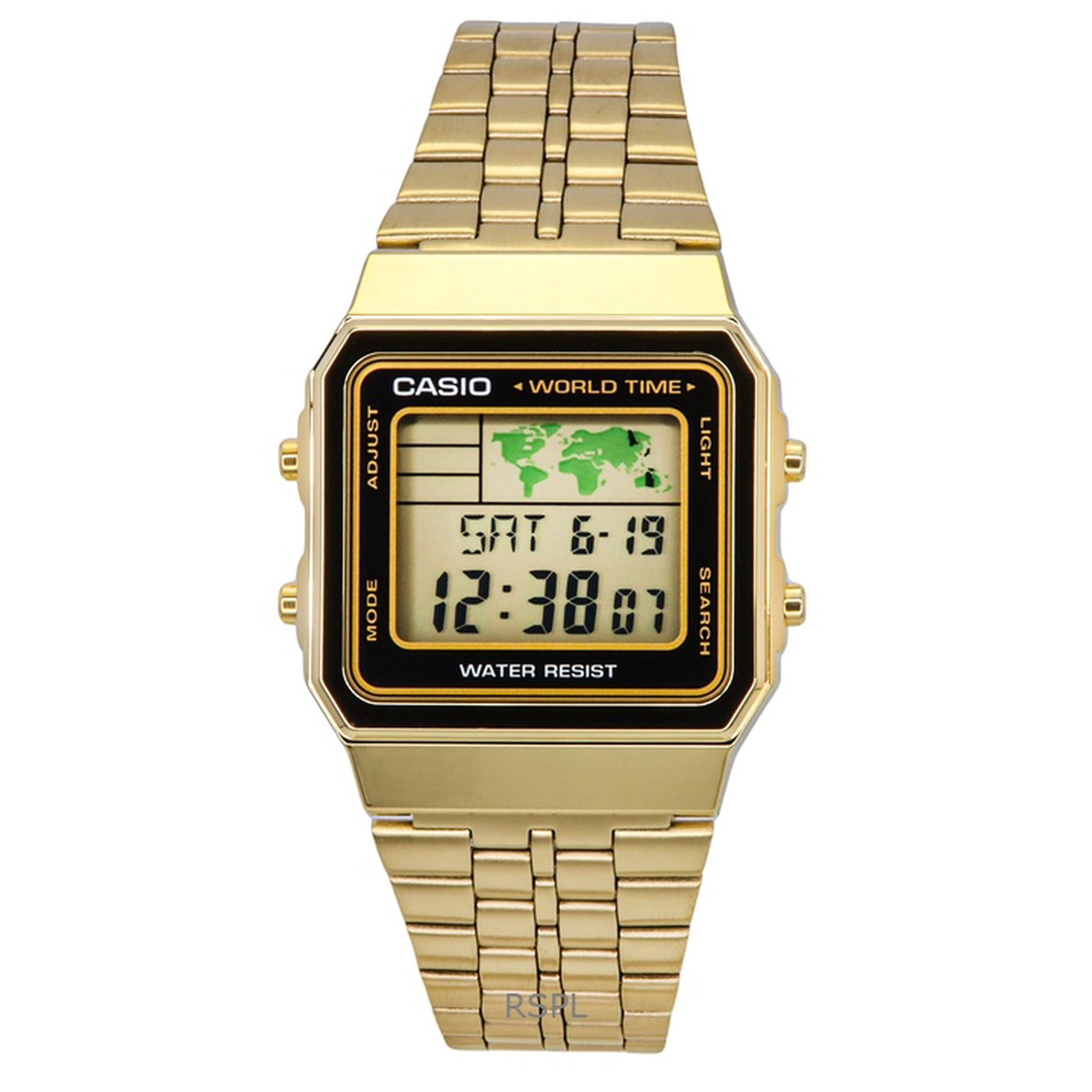Click here for Casio Digital Stainless Steel World Time A500wga-1... prices