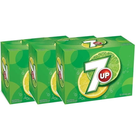 Cans, Natural Refreshing Lemon-Lime Taste 355mL by 7UP (Pack of 3 ...