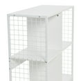 Household Essentials 4 Cube Storage Wall Unit with Metal Base ...