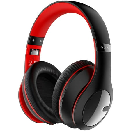 Criacr Bluetooth Headphones, Foldable Lightweight Over Ear Wireless ...