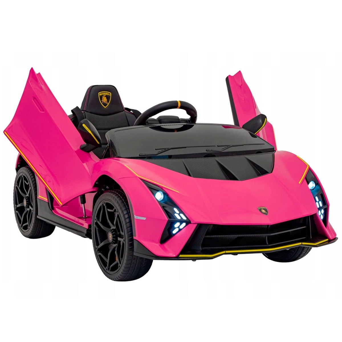 MONTABLE ELECTRICO LAMBORGHINI AUTENTICA ROSA | Bodega Aurrera en línea