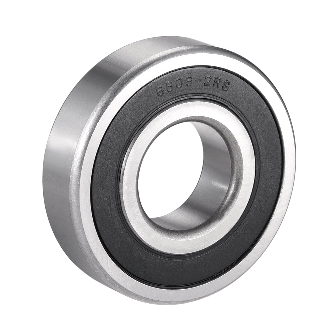 Deep Groove Ball Bearing 6306-2RS Double Sealed 30mmx72mmx19mm Chrome ...