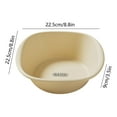 Multi Purpose Plastic Basin, Large Laundry and Wash Basin for Household ...