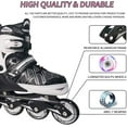 SubSun Kids Rollerblades, Boys & Girls Inline Skates with Light-Up ...