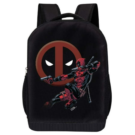 MARVEL COMICS CLASSIC DEADPOOL BACKPACK - MARVEL BLACK DEADPOOL 18 INCH ...