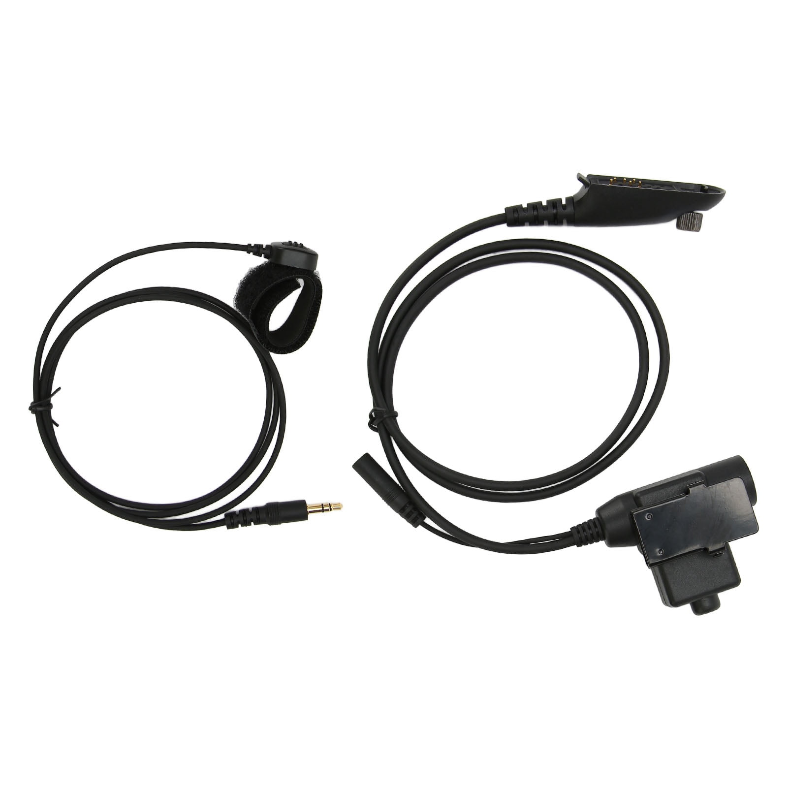 Pushto Talk Connector,PTT Adapter with Back Headphone Adapter Pushto ...