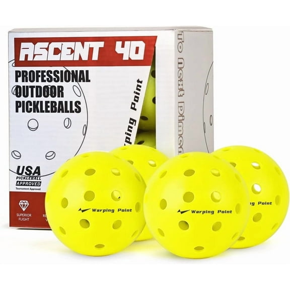 Pickleball Balls set,Pickleball of 4,Pickleball Made Composite pp Material with high Resilience ...