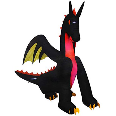 ASTEROUTDOOR 9ft Halloween Decorations Inflatable Giant Animated Fire ...