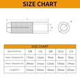 10 PCs Drop-in Anchors 3/8"-16 Zinc-Plated for Concrete, Secure ...