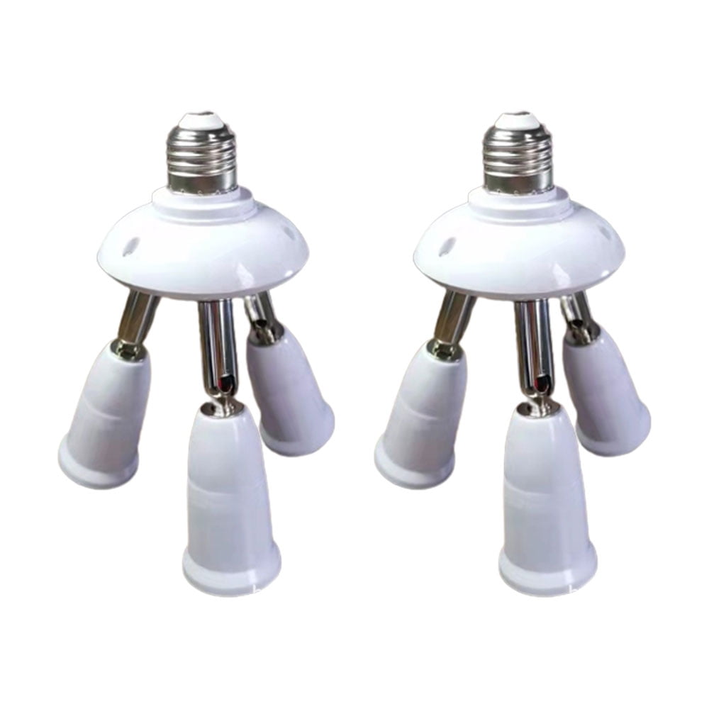 HAOAN 3 in 1 E27 Light Socket Splitter Adapter Converter for Standard ...
