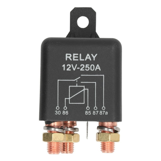 LLC Car Start Relay 5 Pin 250A Stainless Steel Brass Normally Open Auto ...
