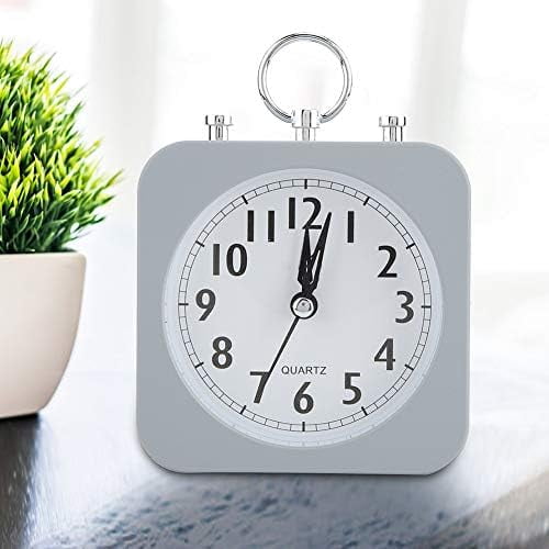 YVE Vintage Retro Classic Silent Desktop Alarm Clock Loud Ringing Bell ...