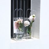 PVC Flower Bag Stall Flower Bag Transparent Tote Bag DIY Simple Cup ...