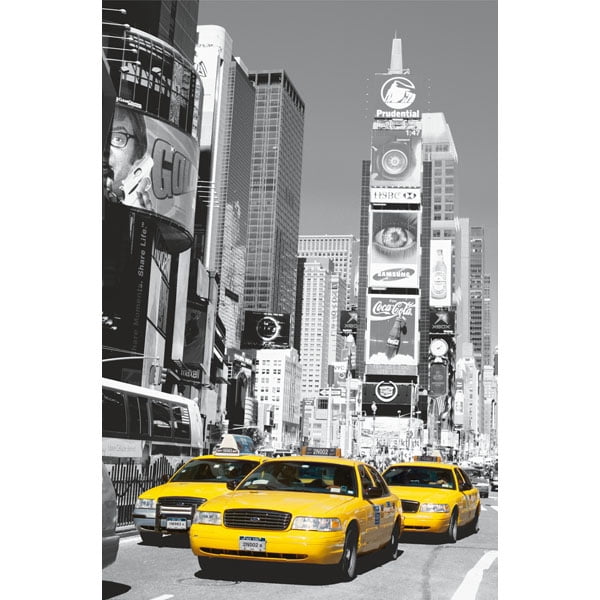 Ideal Décor Times Square Wall Mural - Walmart.com