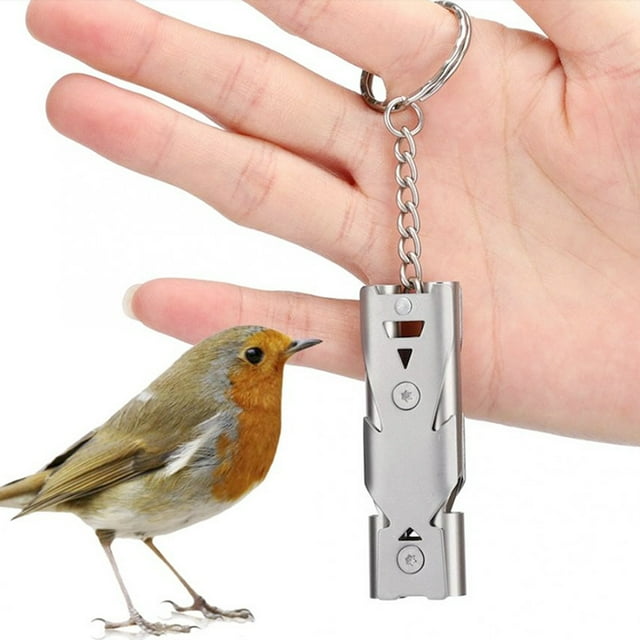 Yesfashion Birds Ultrasonic Training Whistle Stainless Steel Return To ...