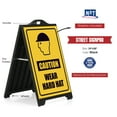 M&T Displays Black Street SignPro Board, Weatherproof A-Frame Sidewalk ...
