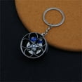 360 Degree Rotating Bearing Keychain Sturdy Kirsite Metal Key Rings ...
