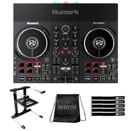 Numark Party Mix II DJ Controller with Multipurpose Utility Case ...