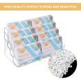 2 Pack Plastic Business Card Holder for Desk, Clear Acrylic Business ...