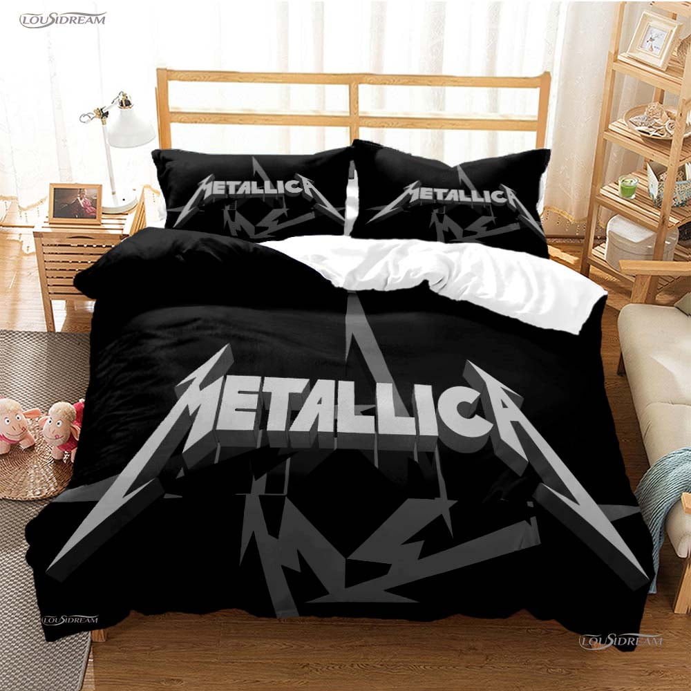 Click here for Yingd Heavy Metal Band Casal All Season Duvet Cove... prices