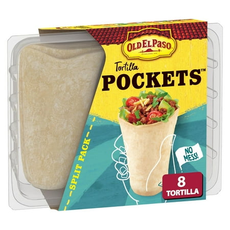 Old El Paso™ Tortilla Pockets, 8 Tortillas, 238g - Walmart.ca
