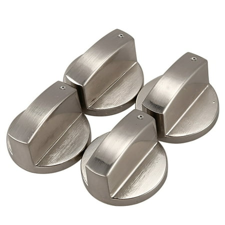 Stoves Cooker Knobs,Oven Knob(4pcs),6mm Universal Silver Gas Stove ...