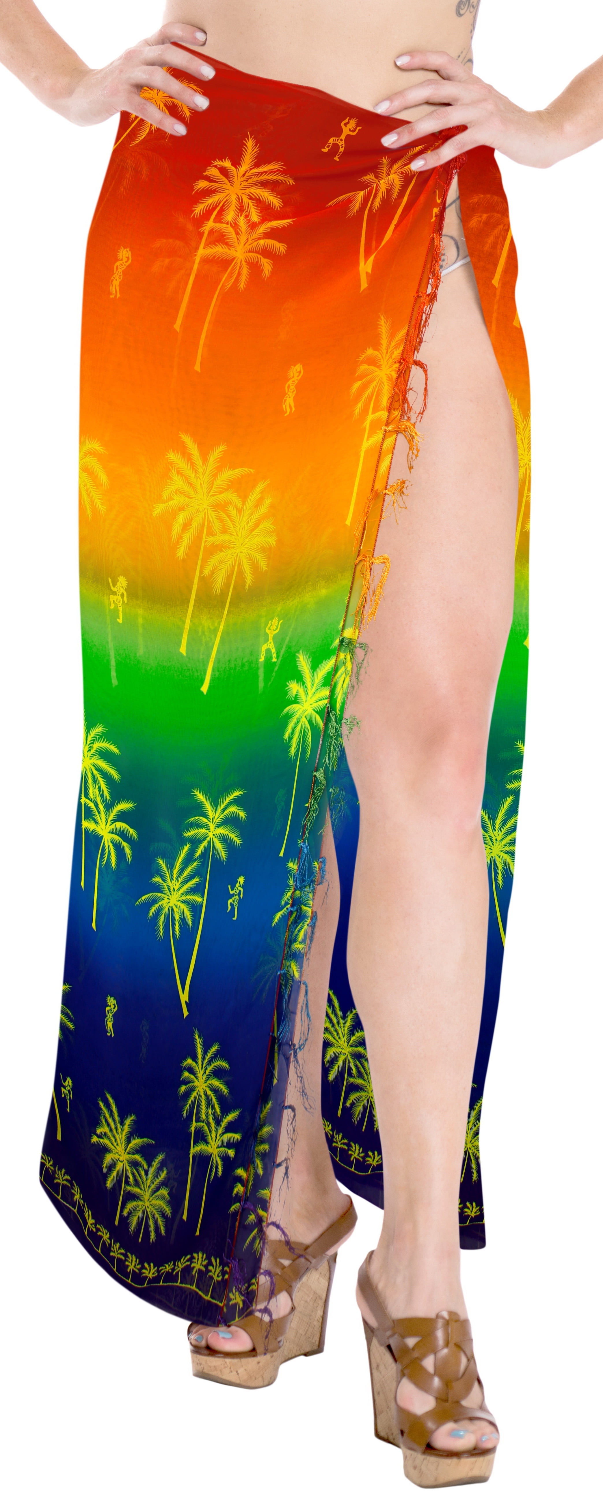 Sarong Bathing Suit Sheer Chiffon Plus Bikini Cover Ups Womens Swimsuit