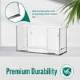 Adir Glove Holder for Wall Mount – Acrylic Glove Dispenser Station for ...