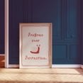 Affixzi Progress Over Perfection Poster: Motivational Snail Art Print ...