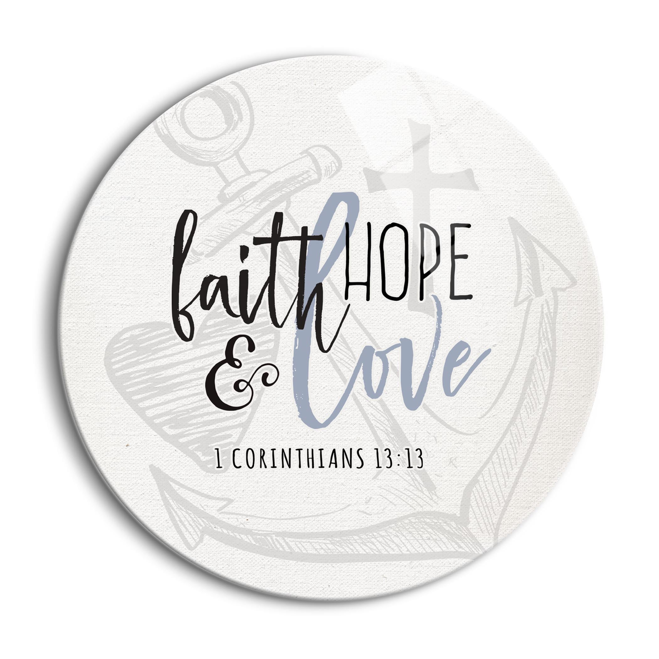 Faith Hope Love Anchor Cross Heart