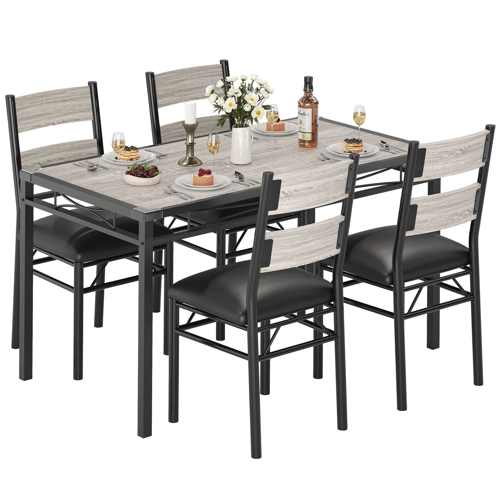 Click here for Jotoa 5-Piece Rectangular Dining Set For 4  Space-... prices