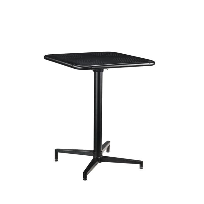24" X 24" X 30" Black Metal Folding Table - Walmart.com
