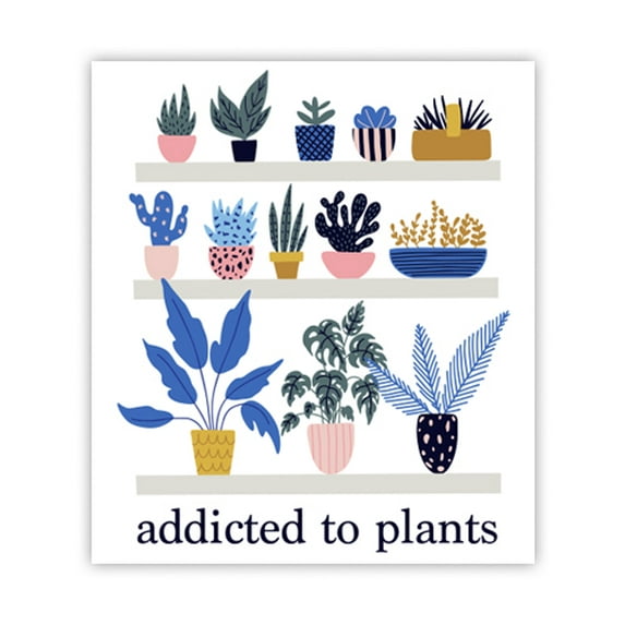 Addicted to Plants - 8" Vinyl Sticker - For Car Laptop I-Pad ...