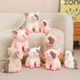 20cm Mini Piglet Plush Toy White Teacup Pig Stuffed Farm Animal Piggy ...