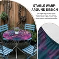 Butterfly Round Tablecloth for 45-54 Inch Tables,Fitted Table Cover ...
