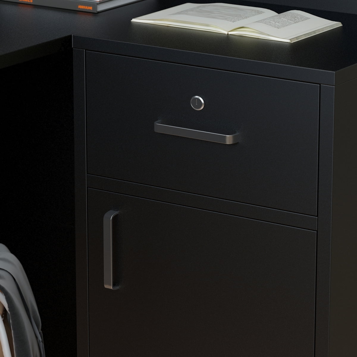 Buy Kerrogee Office Reception Desk Reception Corner with Transaction ...