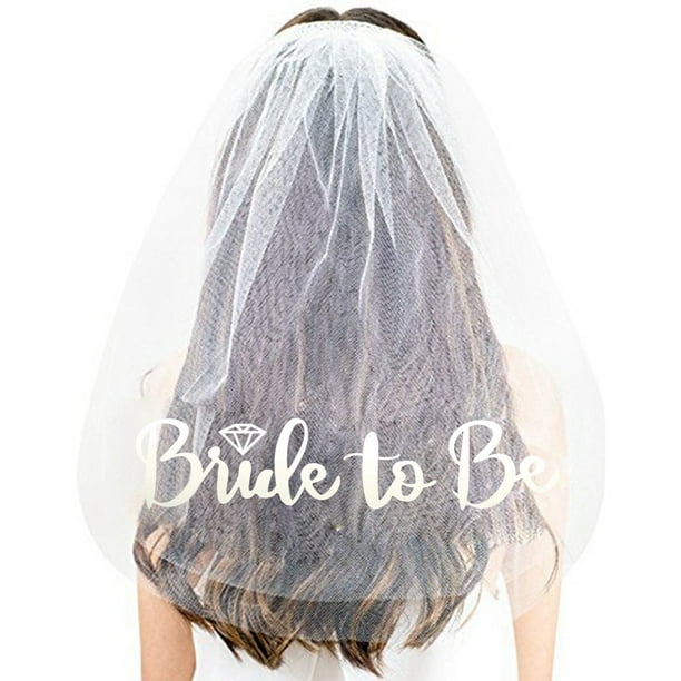 Peine de una sola fiesta para la boda, novia, damas de honor, equipo de damas de honor, velo de ...