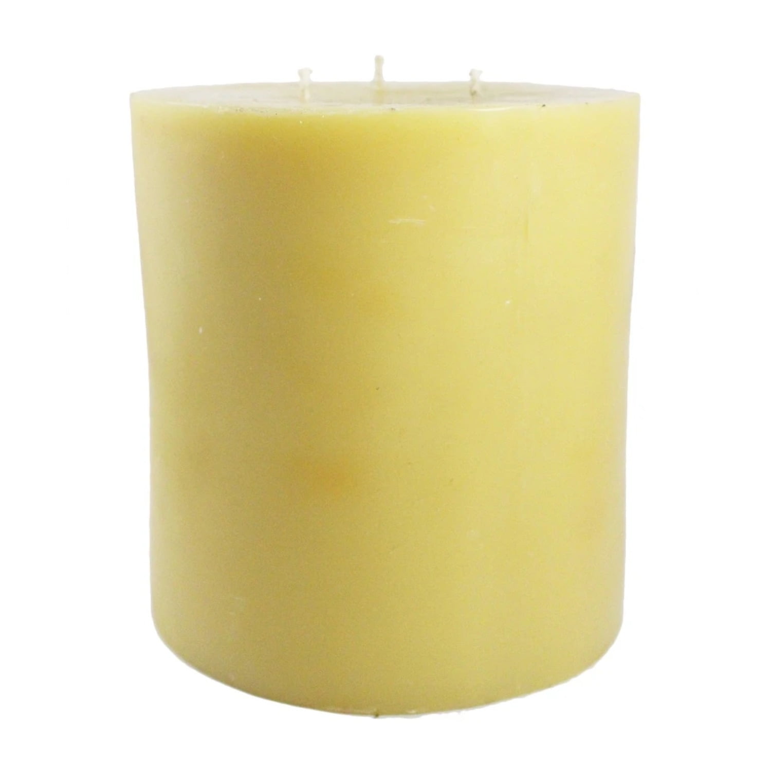Beeswax Pillar Candle - 6X6" 3 Wick - Walmart.com
