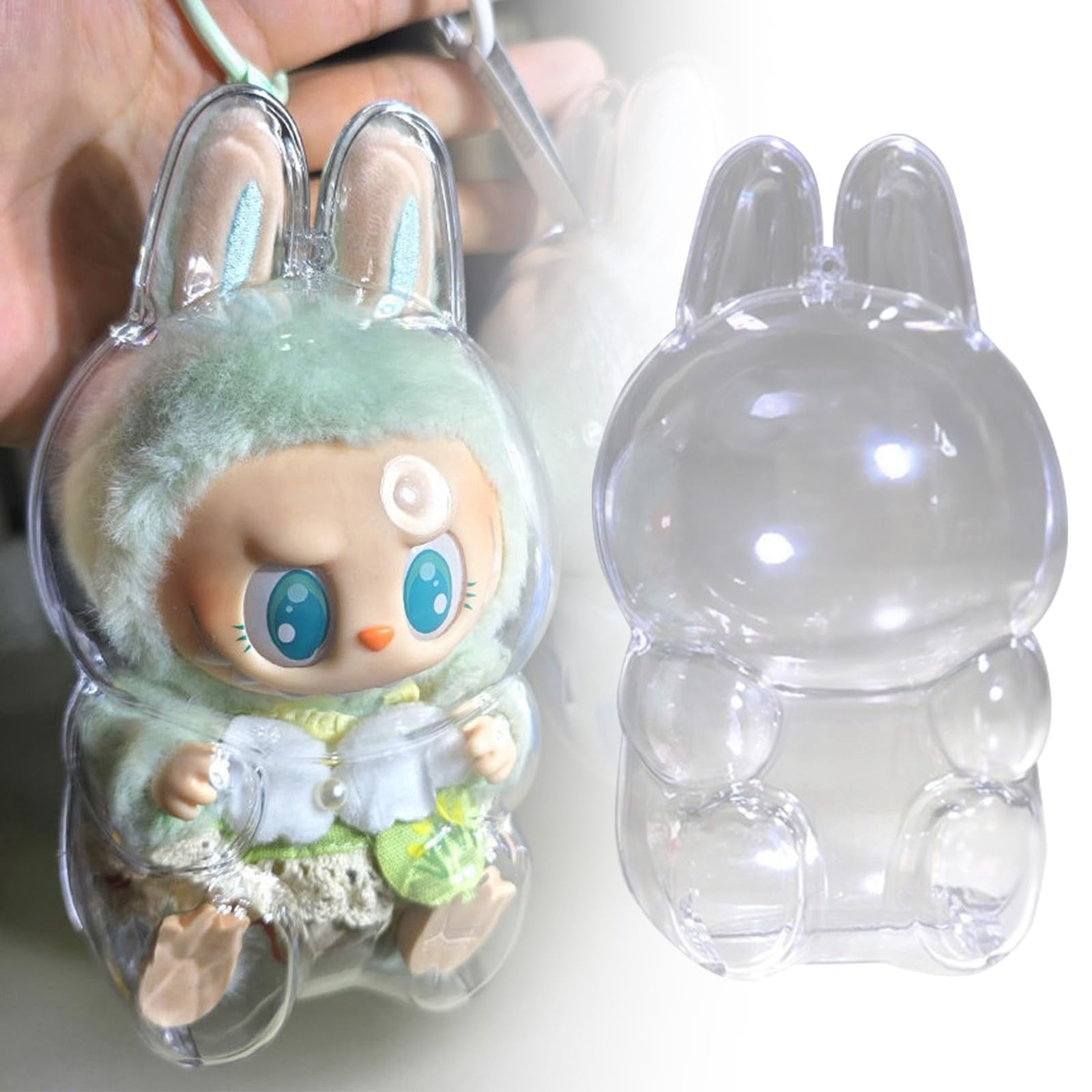 Labubu Protective Case - Labubu Case,Labubu Keychain Plush Figure Doll ...